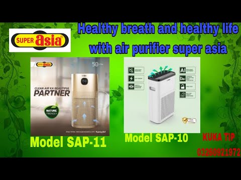 AIR PURIFIER SUPER ASIA SAP-10 SAP-11 INFO - YouTube