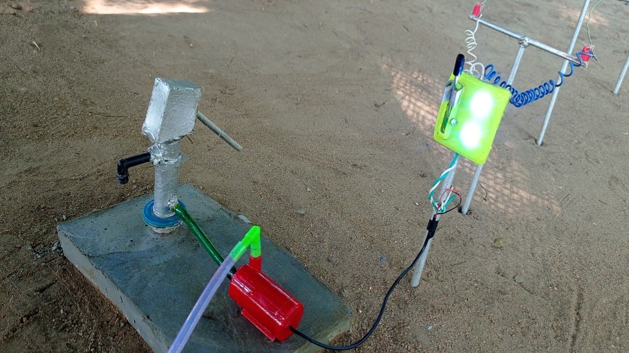 How to make water pump | Science project | Mini water pump project - YouTube