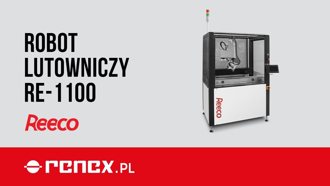 Robot lutowniczy REECO RE-1100 - YouTube
