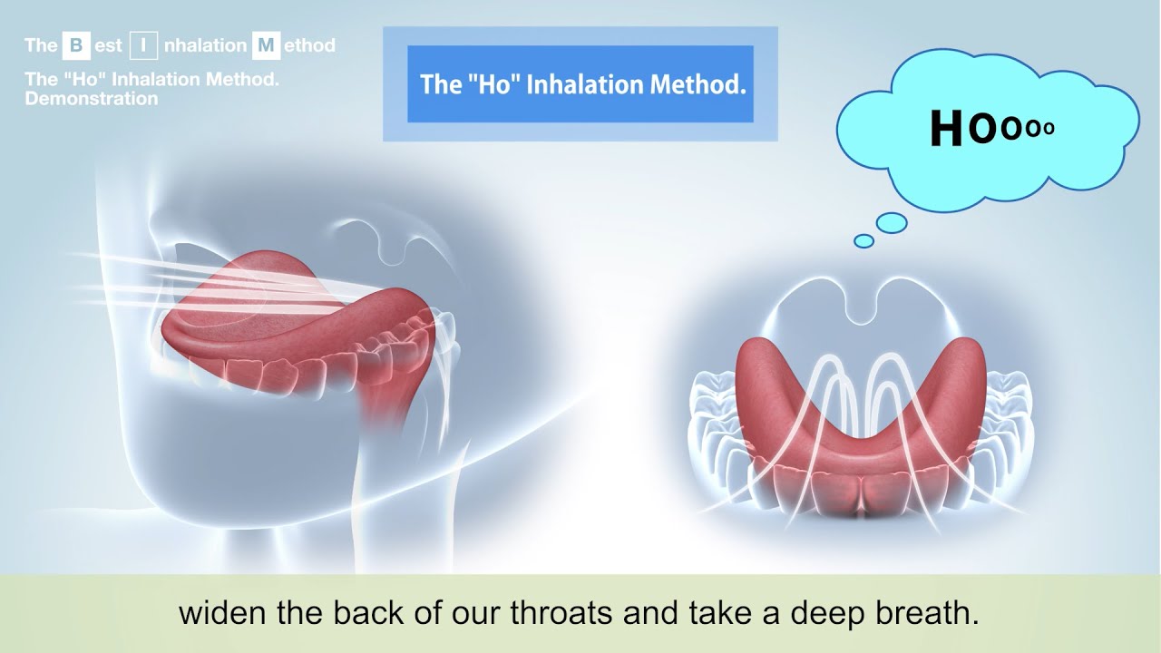 Ho Inhalation Method (Ver.1) Best tongue position for inhalation - YouTube