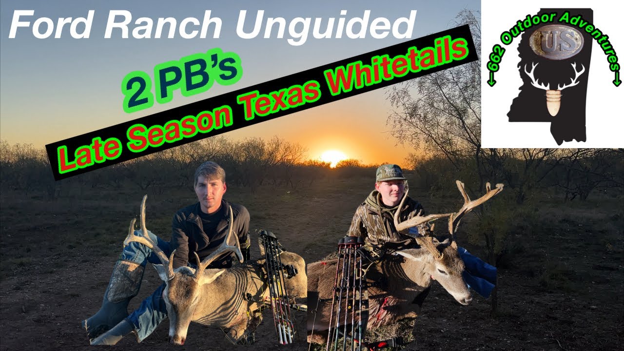 Late Season Whitetails at Heart of Texas Bowhunting on the Ford Ranch # ...
