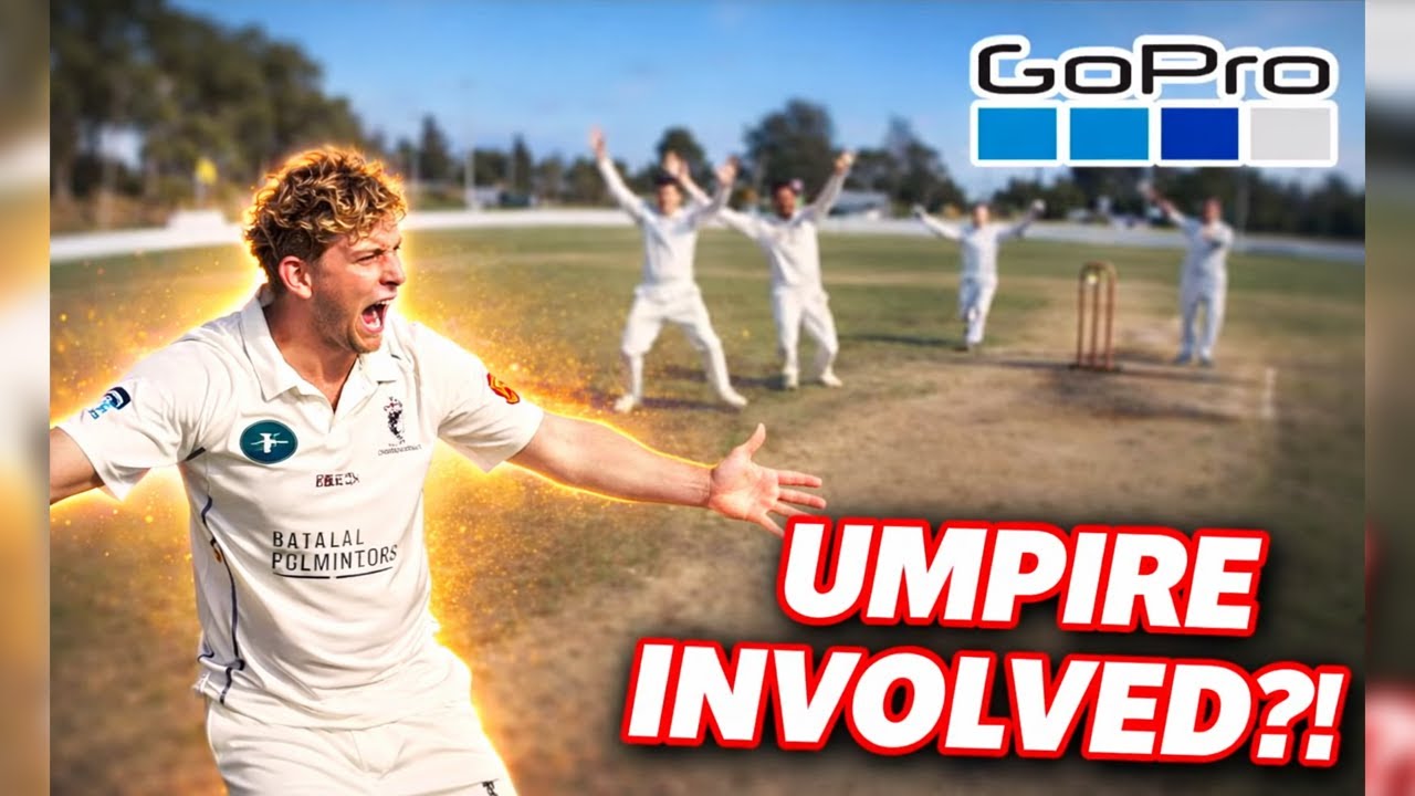 Umpire Gets Involved… GoPro Cricket POV | Balmain vs Norwest (1st Grade ...