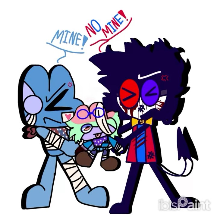 BFB & Geoscarton Survivor AU Speed Draw Video: fighting with a plushie ...