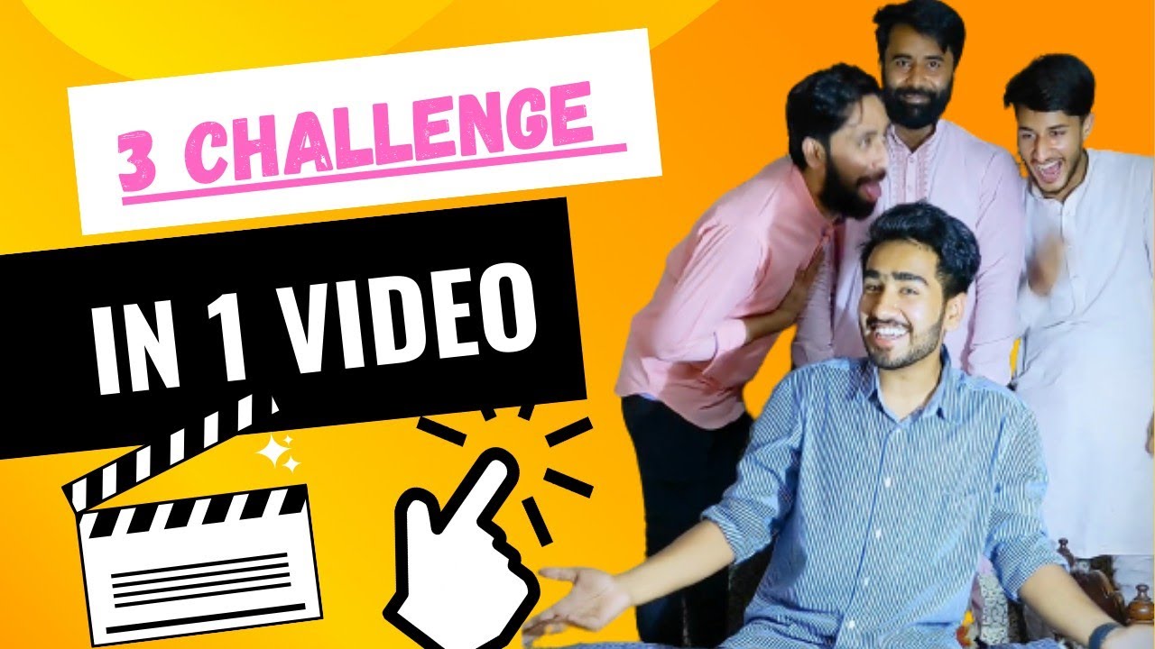 3 Challenge in 1 Video |New challenge 😁#funnychallenge - YouTube