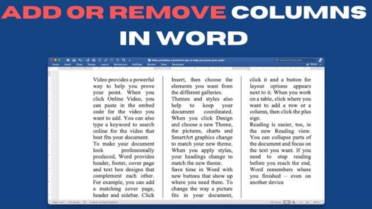 How To Make Columns In Word YouTube how-to-make-columns-in-word-youtube