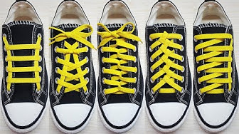4 Way To Tie Your Shoelaces, Popular Fastion for young people - YouTube