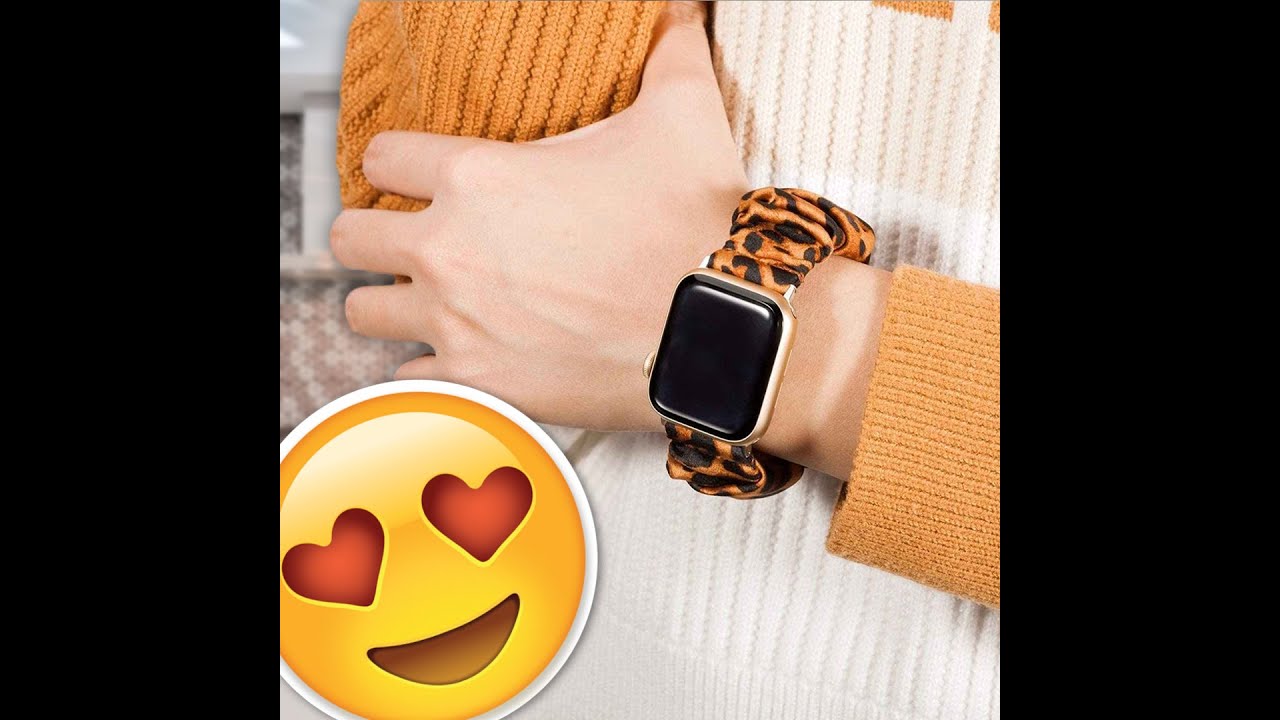 Scrunchie Apple Watch Bands - the perfect accessory! - YouTube