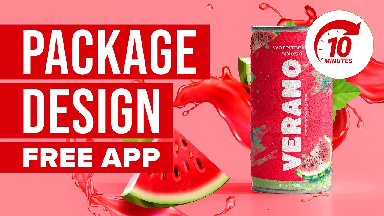 How to Create a Packaging Design I 10 Minute Challenge - YouTube