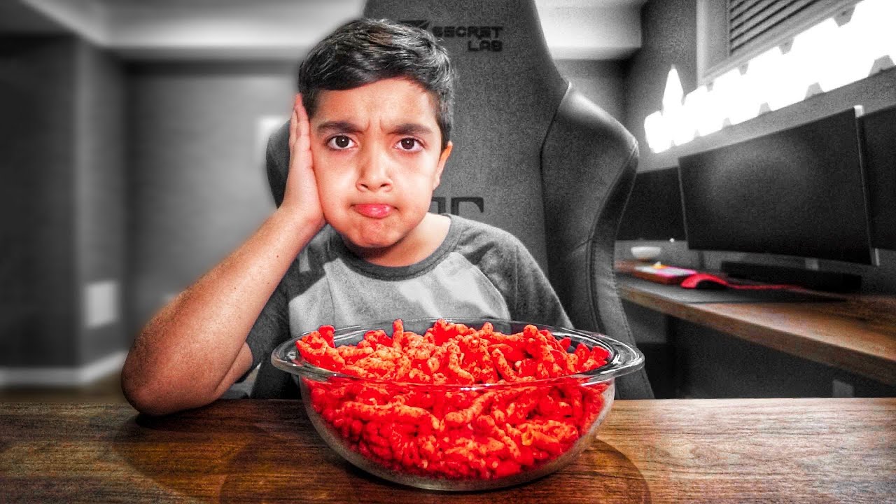 Little Kid Is Addicted To Takis And Cheetos! (TAKIS FUEGO AND HOT ...