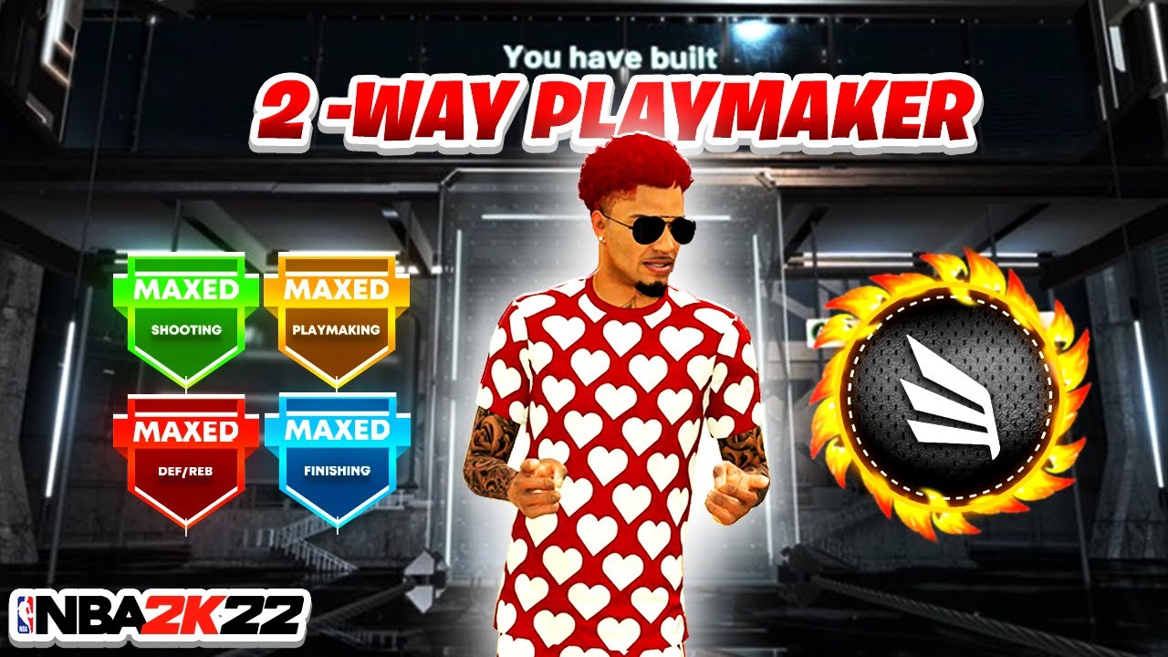 *NEW* 2 WAY PLAYMAKER BUILD IN NBA 2K22 CURRENT GEN - YouTube