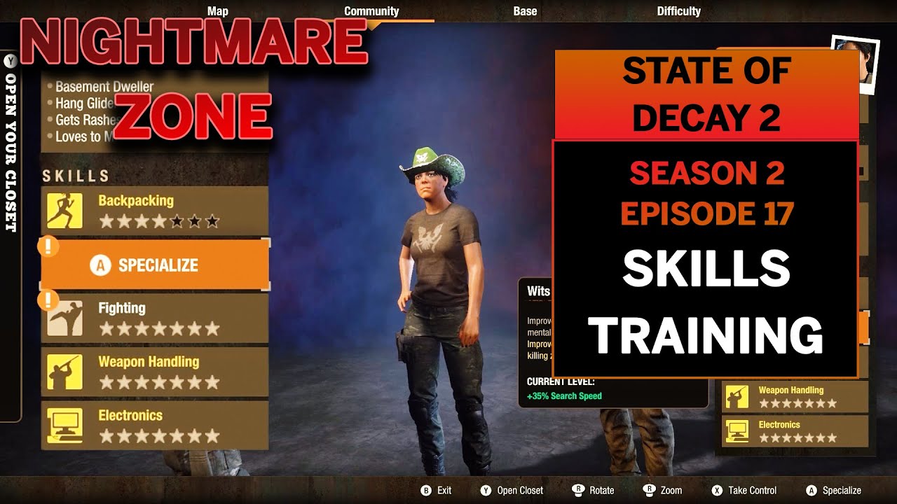 NIGHTMARE ZONE SEASON 2, Episode 17 - SKILLS TRAINING (SOD2 Juggernaut ...