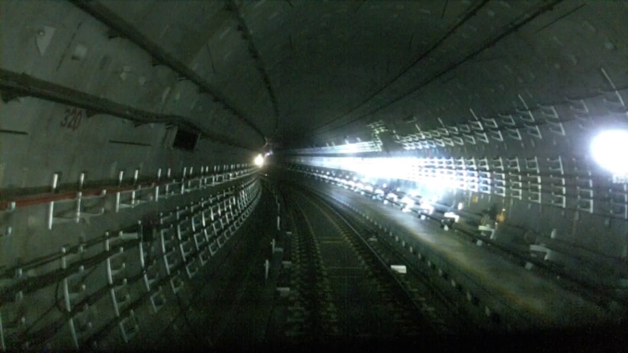 MRT Downtown Line: DT34 Upper Changi → DT35 Expo (≫ Sungei Bedok) - YouTube