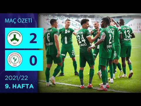 ÖZET: GZT Giresunspor 2-0 Çaykur Rizespor | 9. Hafta - 2021/22