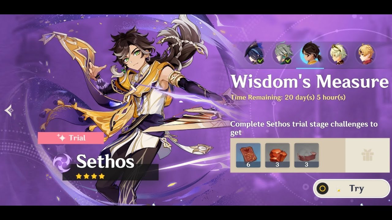 Sethos Test Run. 4.7 Banner - Genshin Impact - YouTube