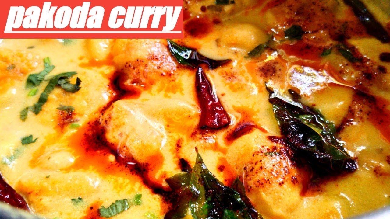 Pakoda curry recipe. - YouTube