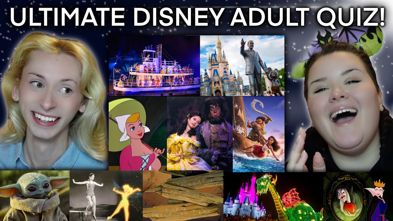 THE ULTIMATE DISNEY ADULT QUIZ!! 🏰🧚🏻🪞with Nicky Marra and Makayla Lane ...