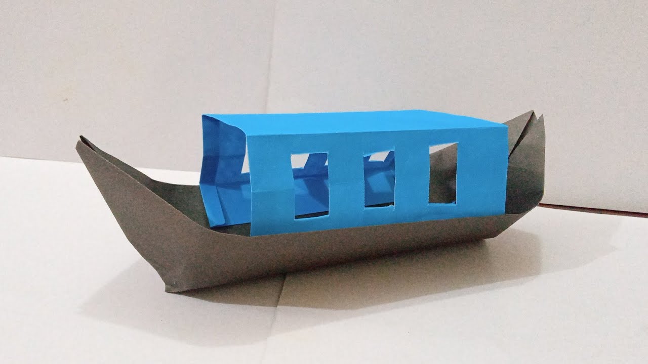 Haw to make paper long boat # paper Boat easily make# - YouTube