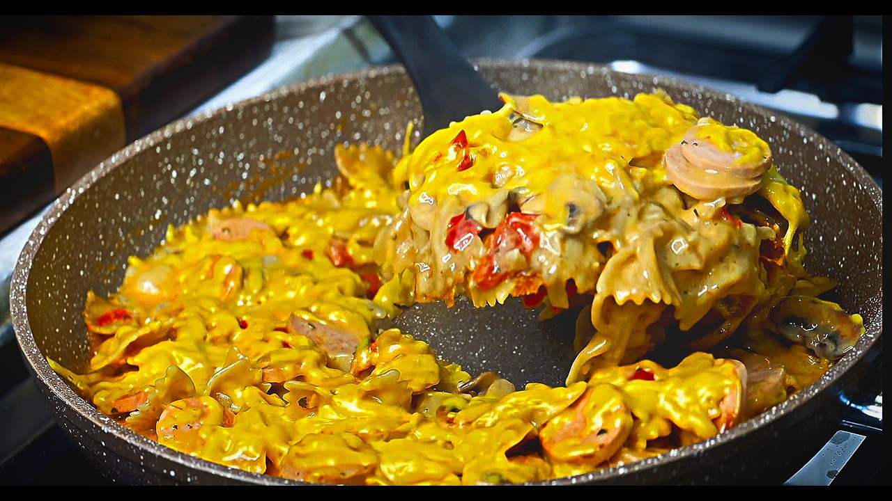 This German pasta make everyone crazy! Easy fast and delicious! - YouTube