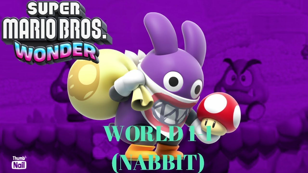 Super Mario Bros. Wonder - World 1-1 (Nabbit) - YouTube