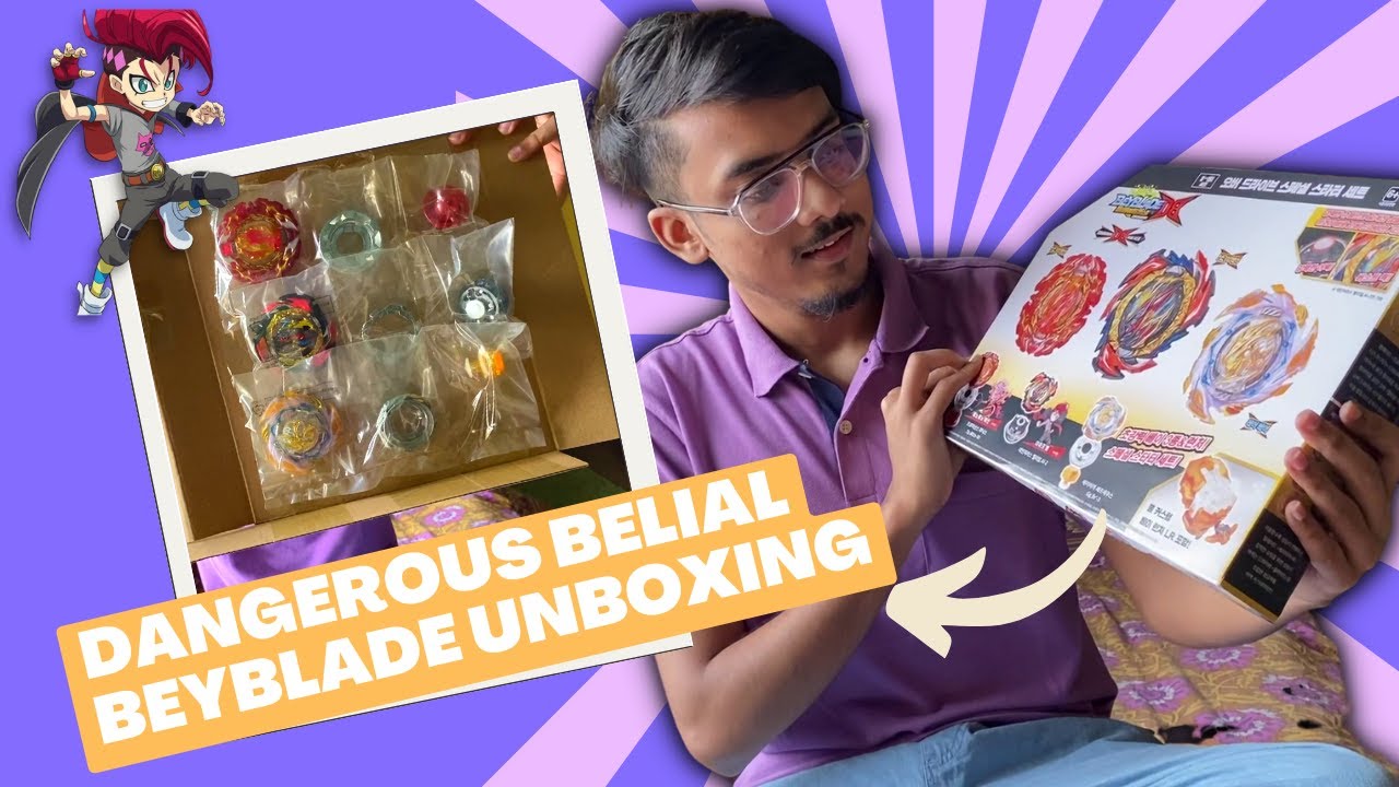 I got my hands on the Worlds Best Beyblade | Perfect dangerous Belial ...