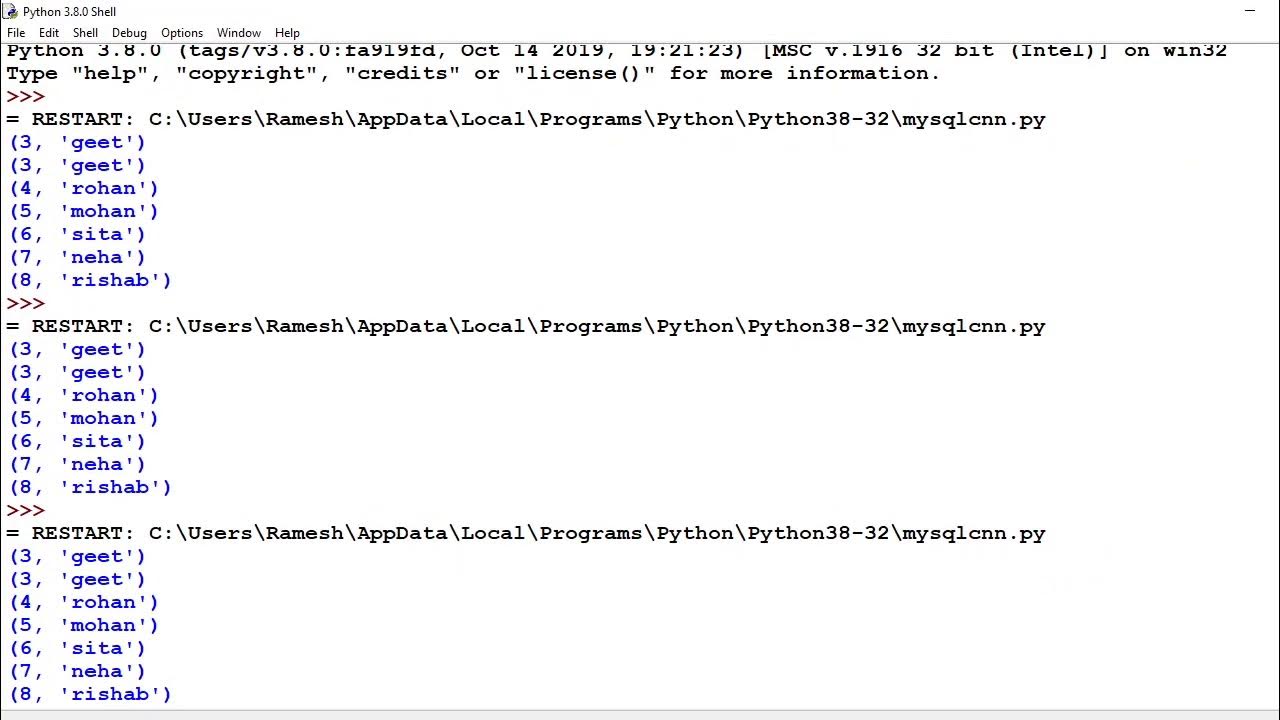 USING MYSQL COMMIT, ROLLBACK, AUTOCOMMIT METHOD IN PYTHON - YouTube
