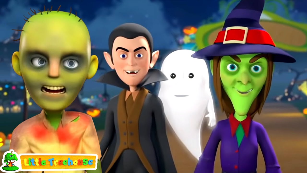 It's Halloween Night, Spooky Scary Rhyme and Kids Song - YouTube