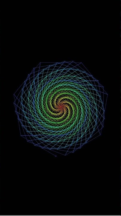 make a colorful design with Python #py3 #pydroid3 #python - YouTube