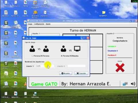 juego tres en raya en java - YouTube