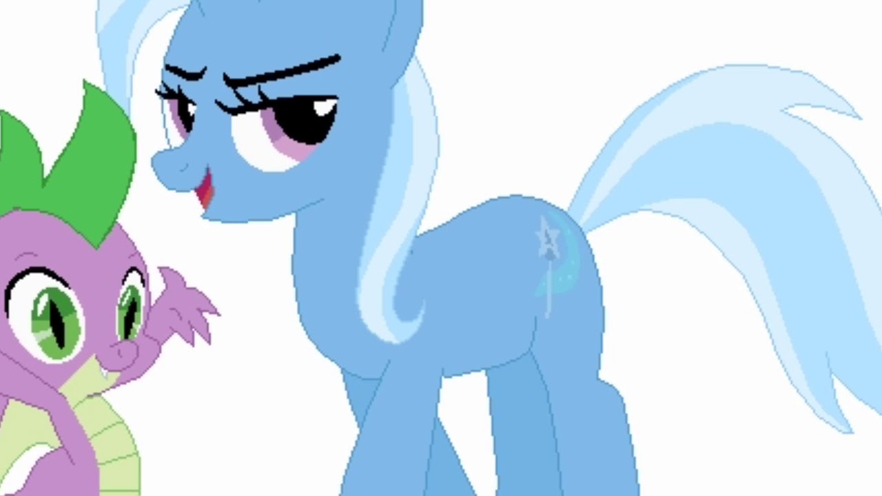 MLP Spike X Trixie (SpiXie,TriKe) (Bout You) - YouTube
