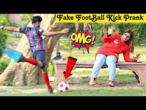 Fake Football Kick Prank @ThatWasCrazy