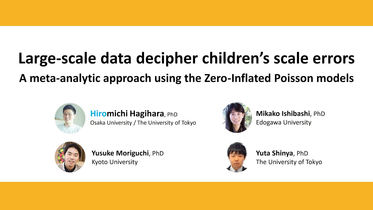 VideoAbstract | Large‐scale data decipher children's scale errors. Developmental Science - YouTube