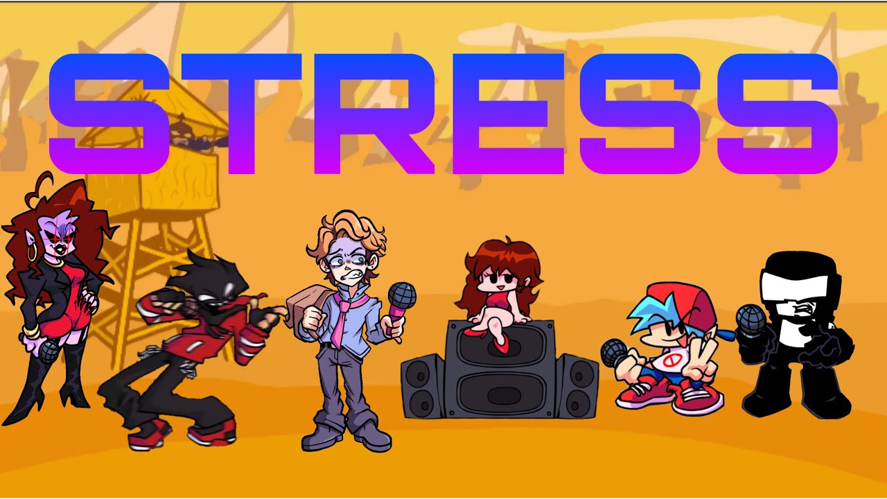 FNF STRESS but everyone sings it - YouTube