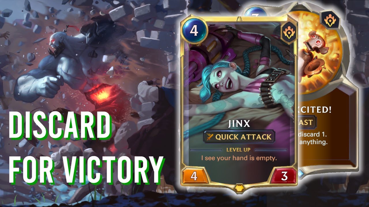 Discard Power Up! | Sion Jinx Deck | Legends of Runeterra Indonesia ...