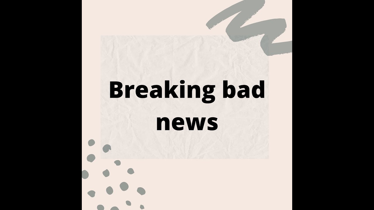 Breaking bad news - SPIKES - YouTube