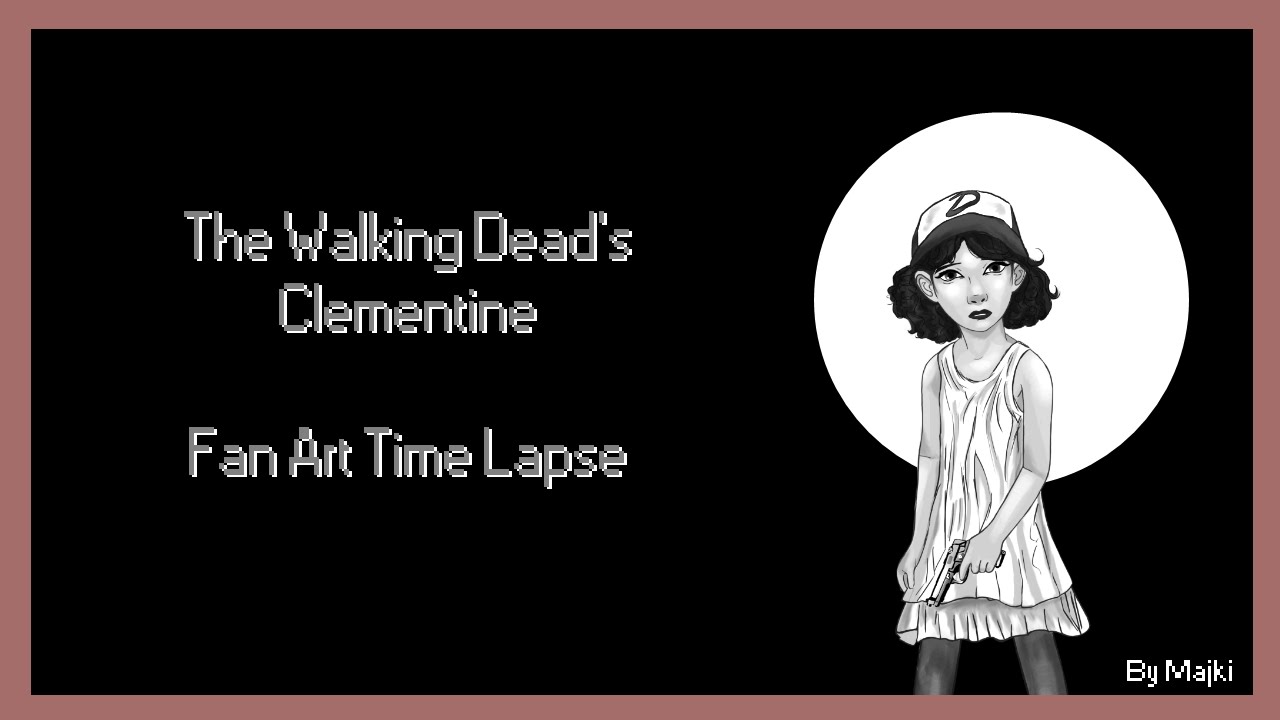 Clementine from Telltale Games' The Walking Dead - Fan Art Time Lapse ...