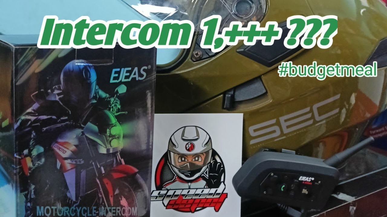 EJEAS V6 Pro unboxing // Budget meal INTERCOM - YouTube