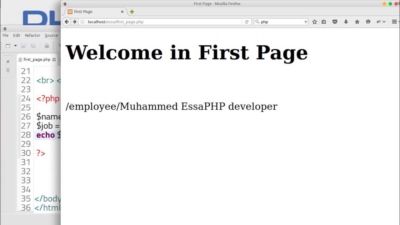 106 PHP scripting language URL & Pages - YouTube