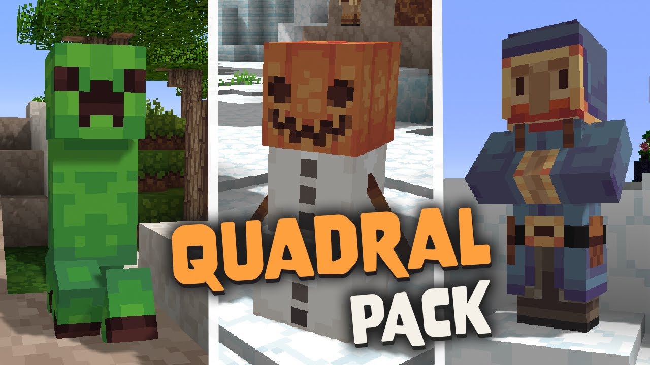 Quadral Texture Pack for Minecraft 1.19 | Cartoon Pack | Bedrock & Java ...