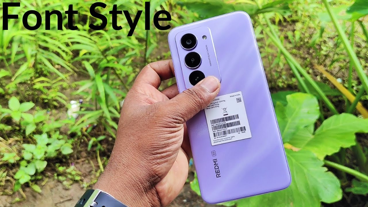 How to change Font Style in Redmi 15 5g,Redmi font style setting, Redmi ...