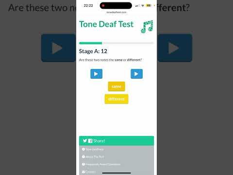 Take the fun tone deaf test with me! - YouTube