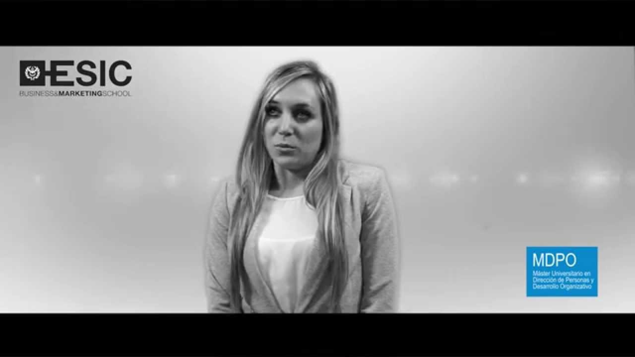 Carla Alonso, ESIC alumni del MDPO - YouTube