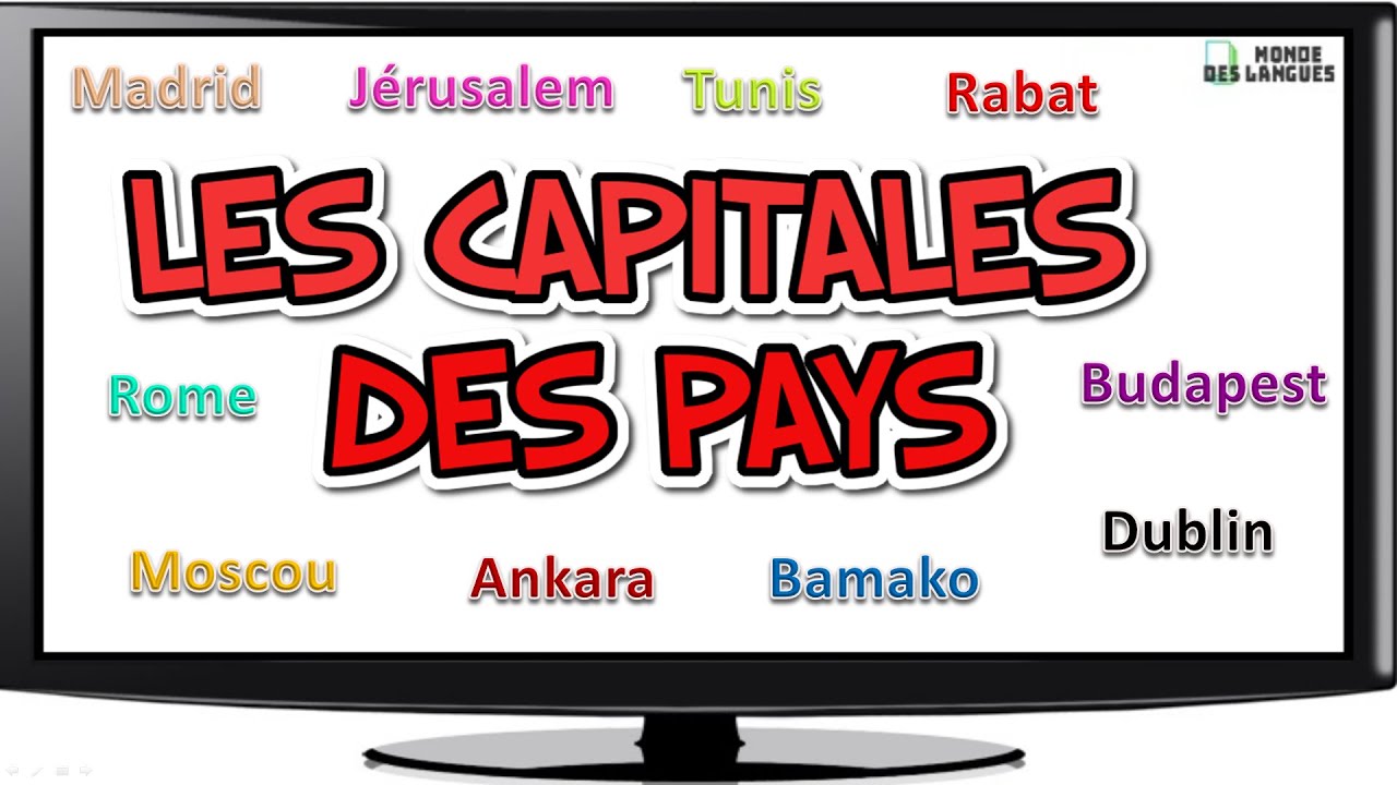 Apprendre Les capitales des pays - YouTube