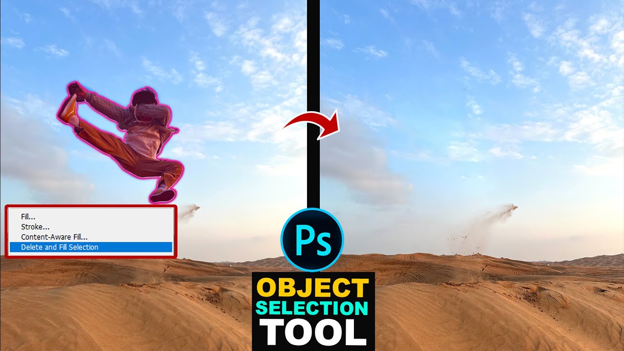 Use Object Selection Tool To Remove Person From Photo In Photoshop 2023 Use Object Selection Tool To Remove Person From Photo In Photoshop 2023
