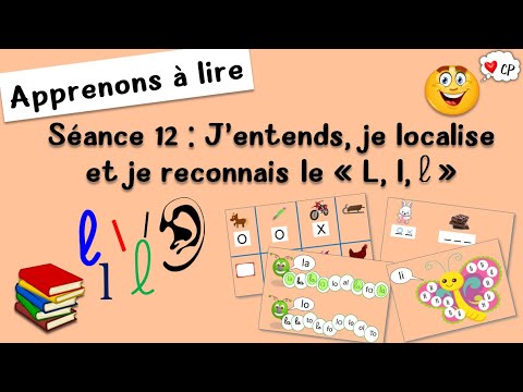 Le son l - la lettre l - Apprendre à lire - S12 : J'entends, je ...