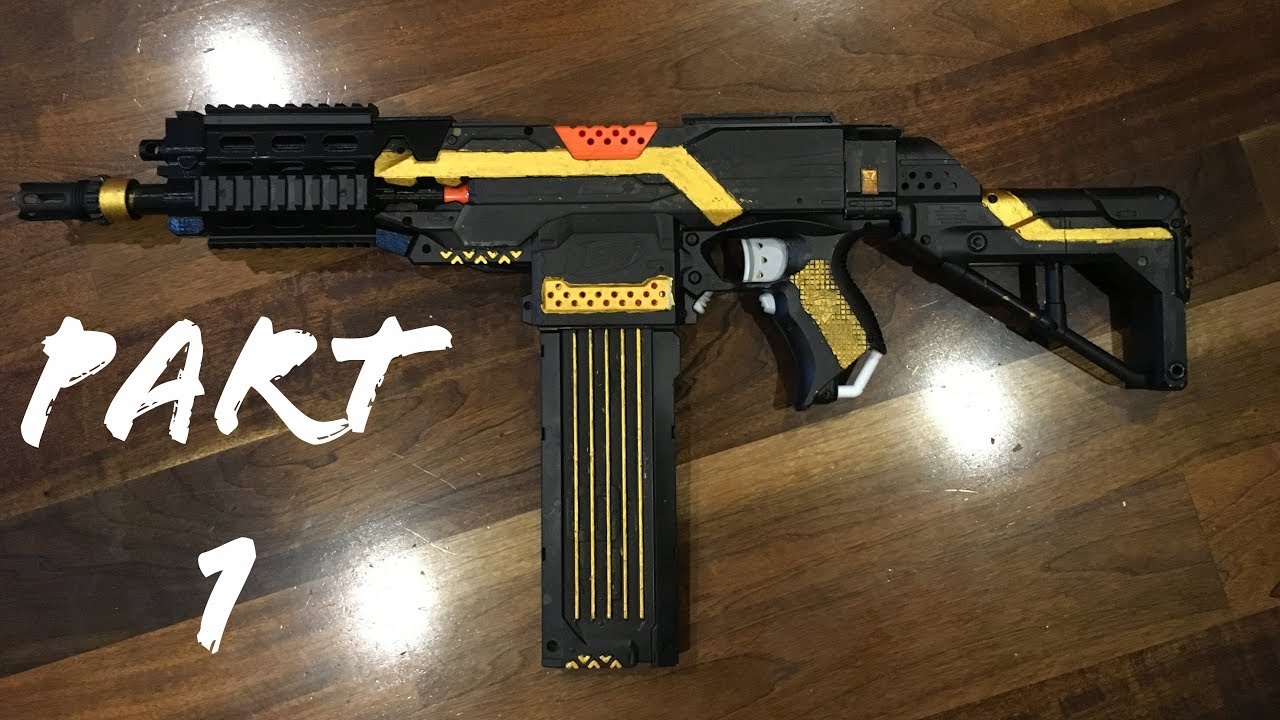 Nerf Stryfe scar-ak! PART 1 - YouTube