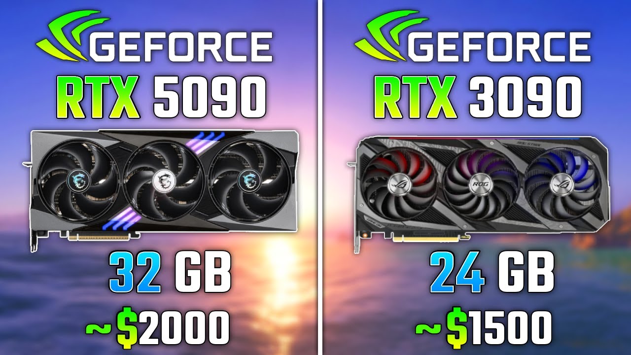 NVIDIA RTX 5090 vs RTX 3090 | Test in 6 Game - YouTube