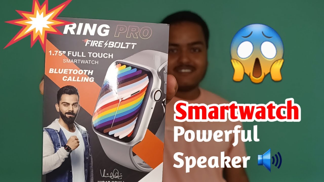Fire-Bolt Ring Pro Unboxing | Budget Smartwatch Unboxing ⌚️⚡️ - YouTube