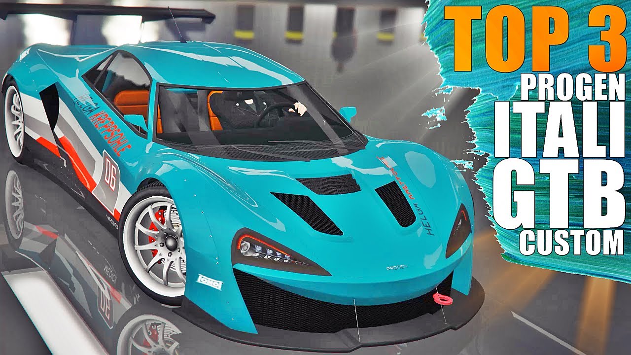 Progen Itali GTB Custom | Best TOP 3 Customization Paint Job Guide ...