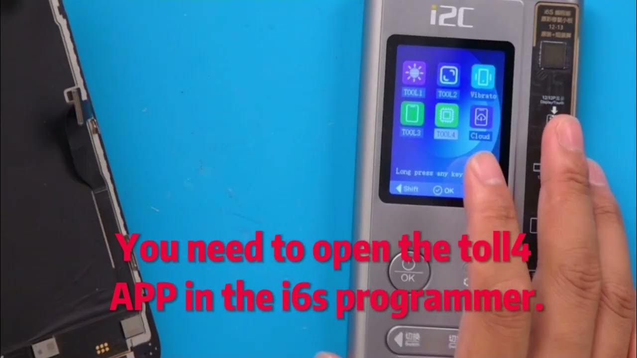 96. i2C Tutorial i6S Truetone repair with moving IC for non original screen - YouTube