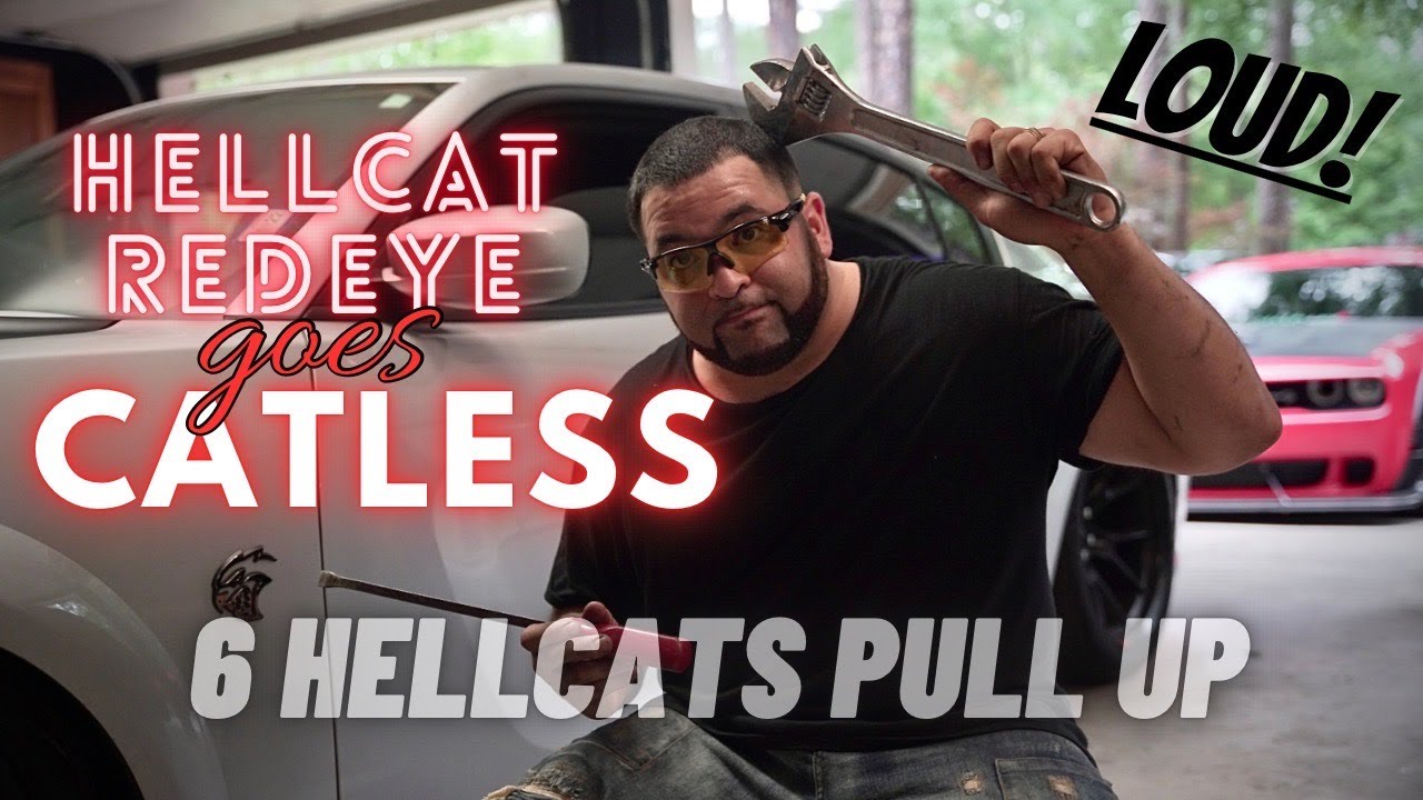 Was it worth gutting the cats on this 2021 Hellcat Redeye?? #catless # ...